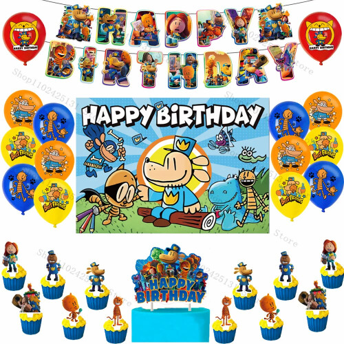 (1set A, Other) Dogman Birthday Decoration Latex Balloons Party ...