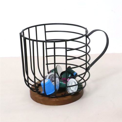 Portafiltros de café con tapa, cesta de madera para guardar filtros de ...