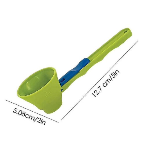 (green) Coffee Spoon Sliding Scoop Funnel 2 In 1 Sliding Design ...
