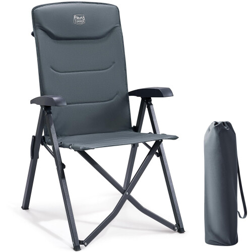 TIMBER RIDGE Camping Chairs for Adults Heavy Duty, Oversized Folding ...