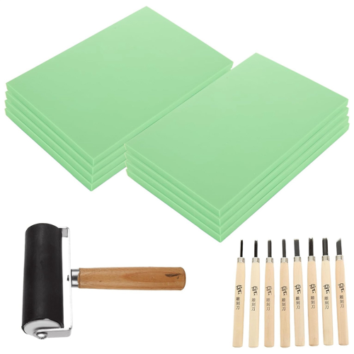 17PCS Rubber Stamp Making Kit, for Printmaking, DIY Crafts on OnBuy