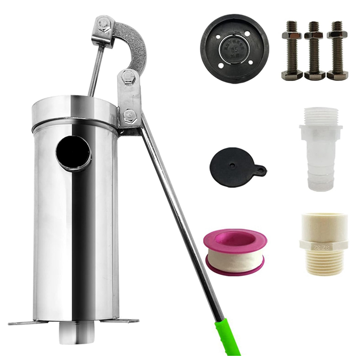 Handheld Pump Garden Hand Suction Cast Fountain 32 mm Manual Deep Water ...