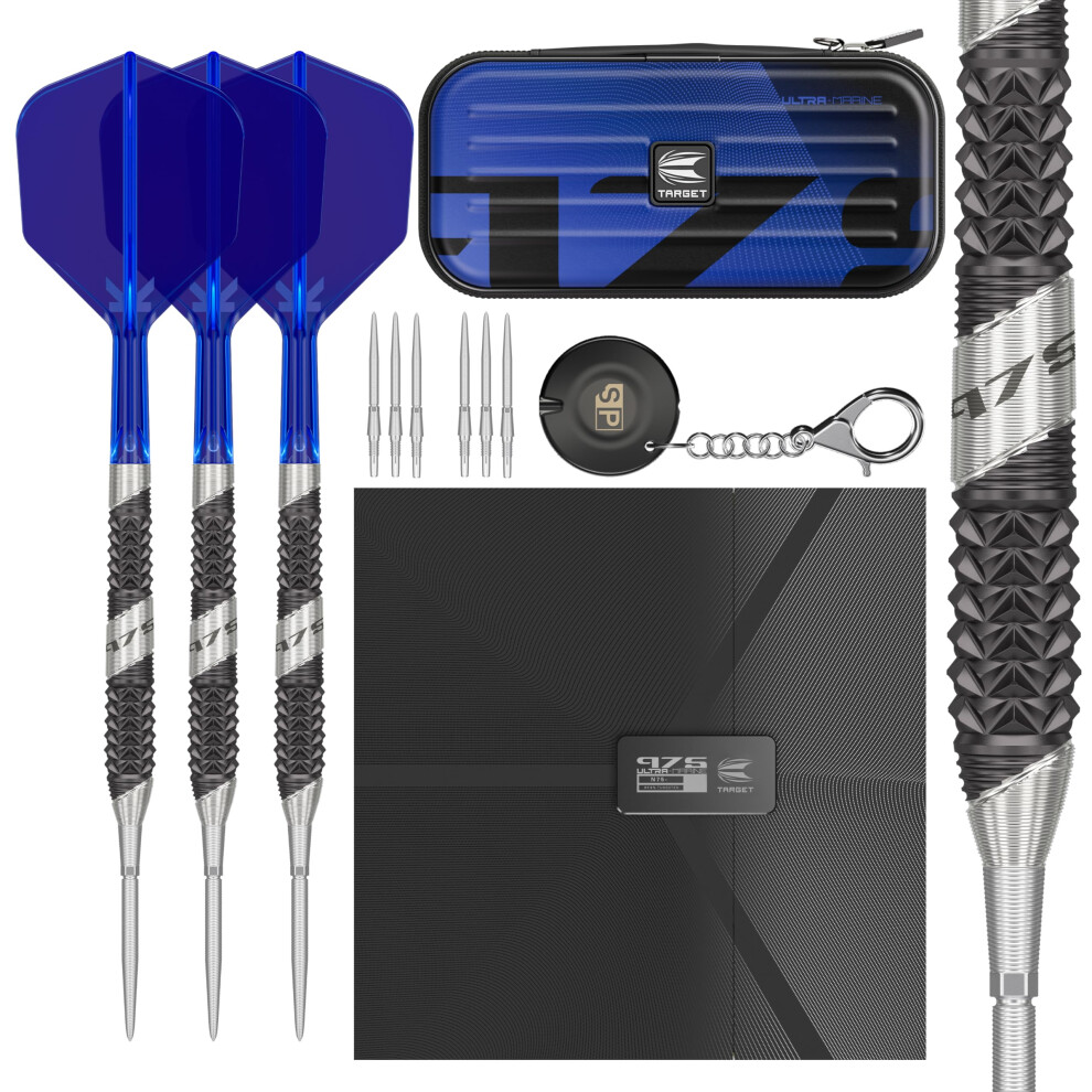 TARGET Darts 975 Ultra Marine 02 23G 97.5% Tungsten Swiss Point Steel ...