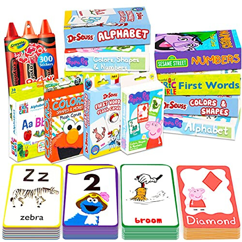Cartes flash pour tout-petits, ensemble ultime pour enfants ~ 12 ...
