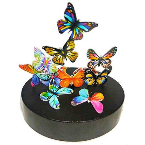 LICRAFT Desk Sculpture Butterflies Desktop Stress Relief Toy Fidget Toy ...