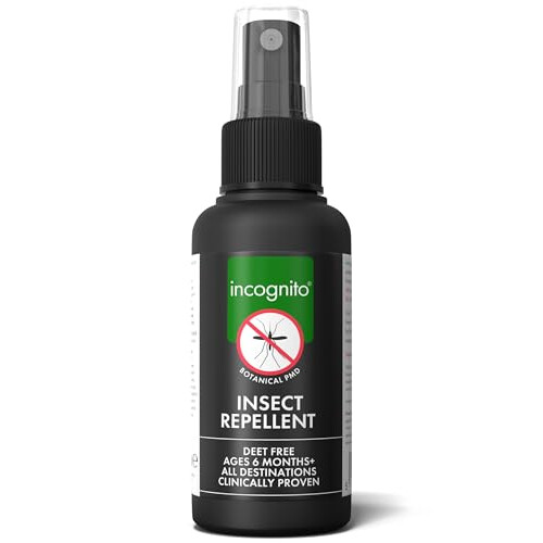 Incognito Insect Repellent Spray, 50ml - Natural DEET Free, Shields ...