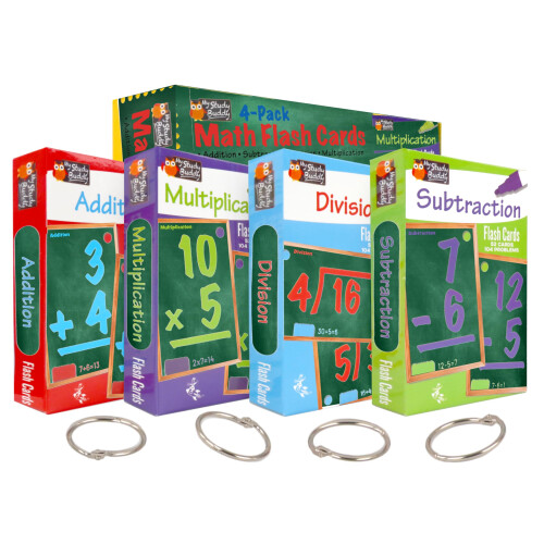 Regal Games Math Flash Cards for Multiplication Division Addition and ...