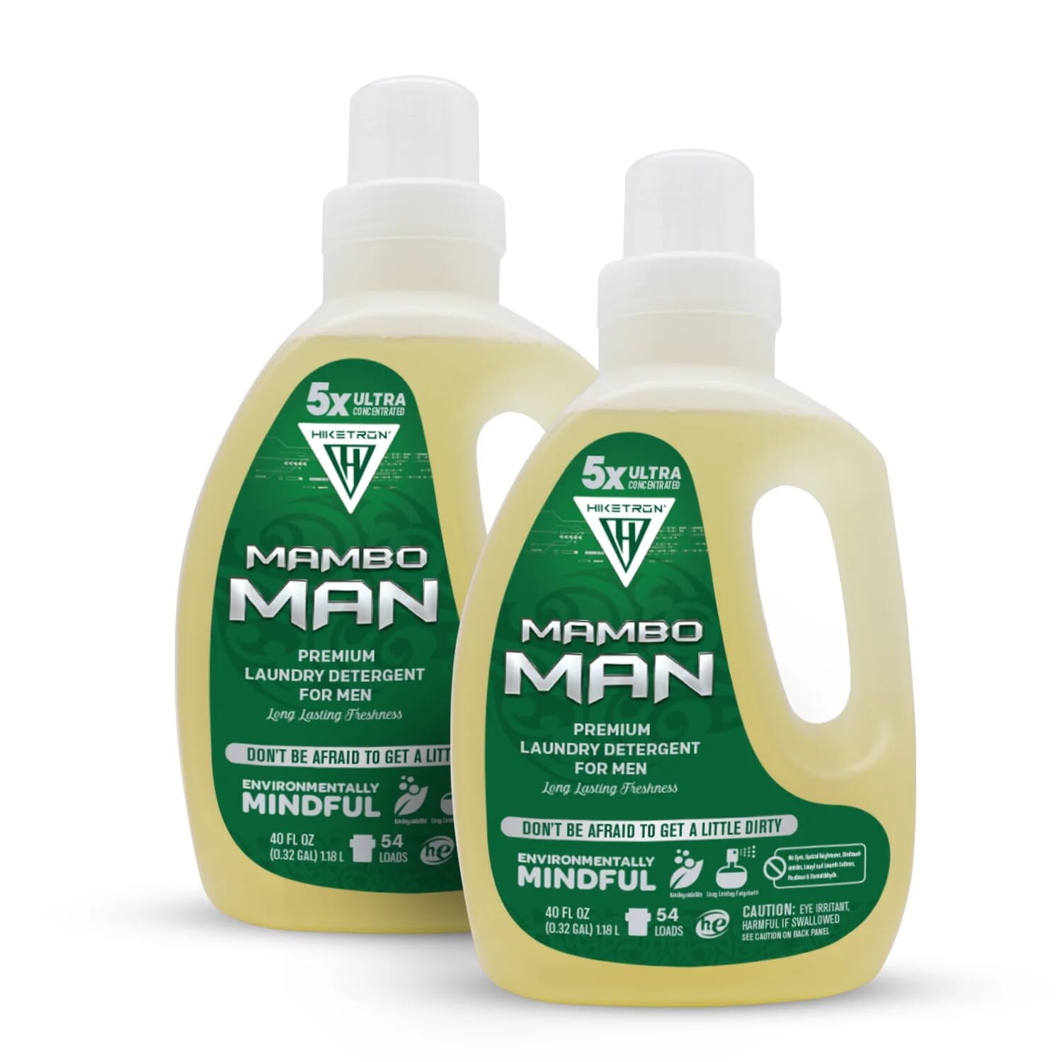Hiketron Mambo Man Liquid Laundry Detergent 5x Ultra Concentrated Tough ...