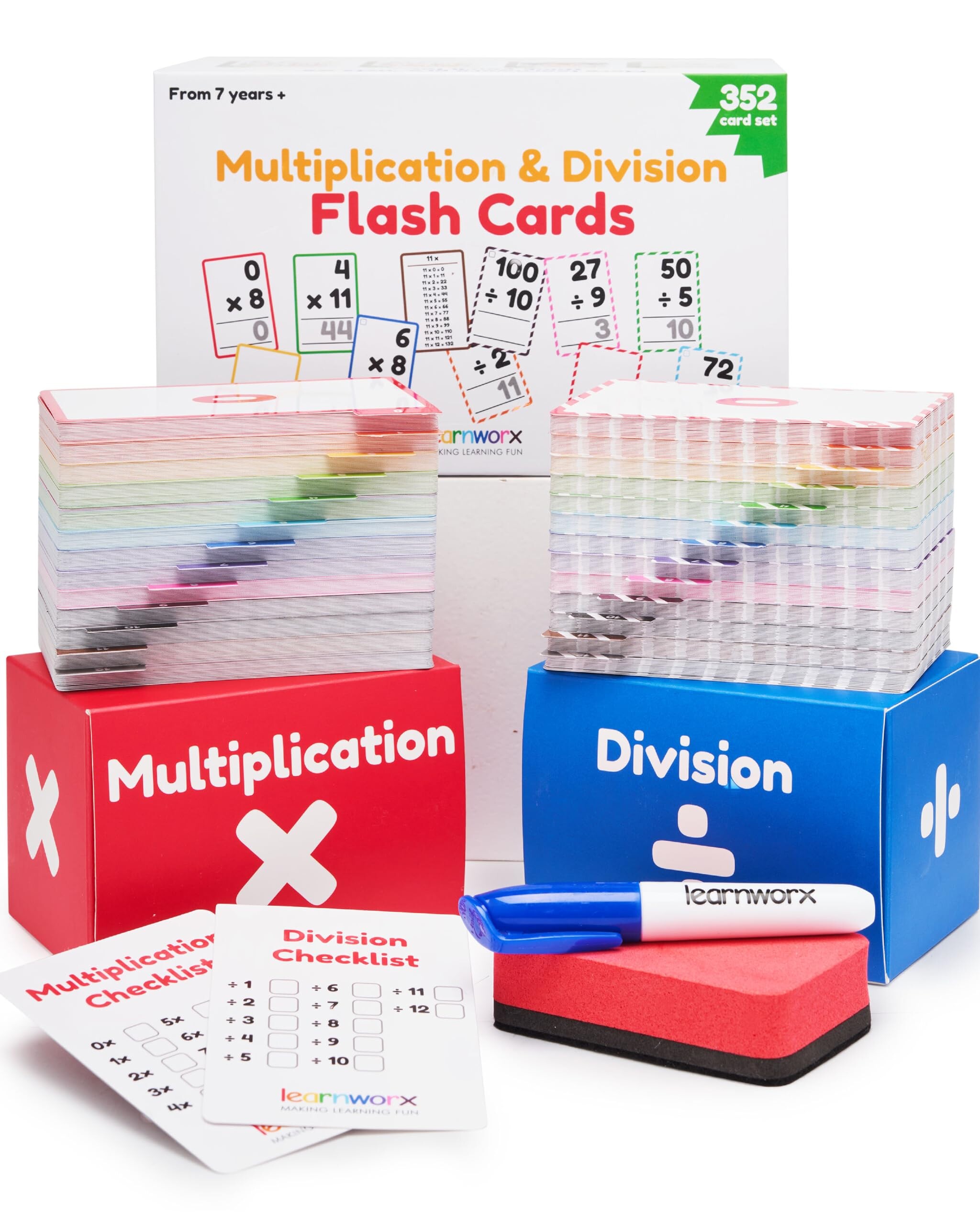 Cartes flash de multiplication, cartes flash de math matiques, cartes ...
