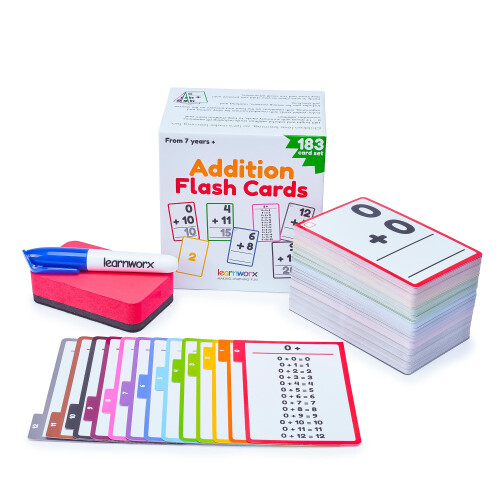 Cartes flash d'addition (CP) | 183 cartes flash de mathématiques pour ...