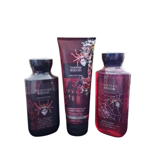 Bath & Body Works Vampire Blood Body Gel Wash Body Lotion and Ultimate ...