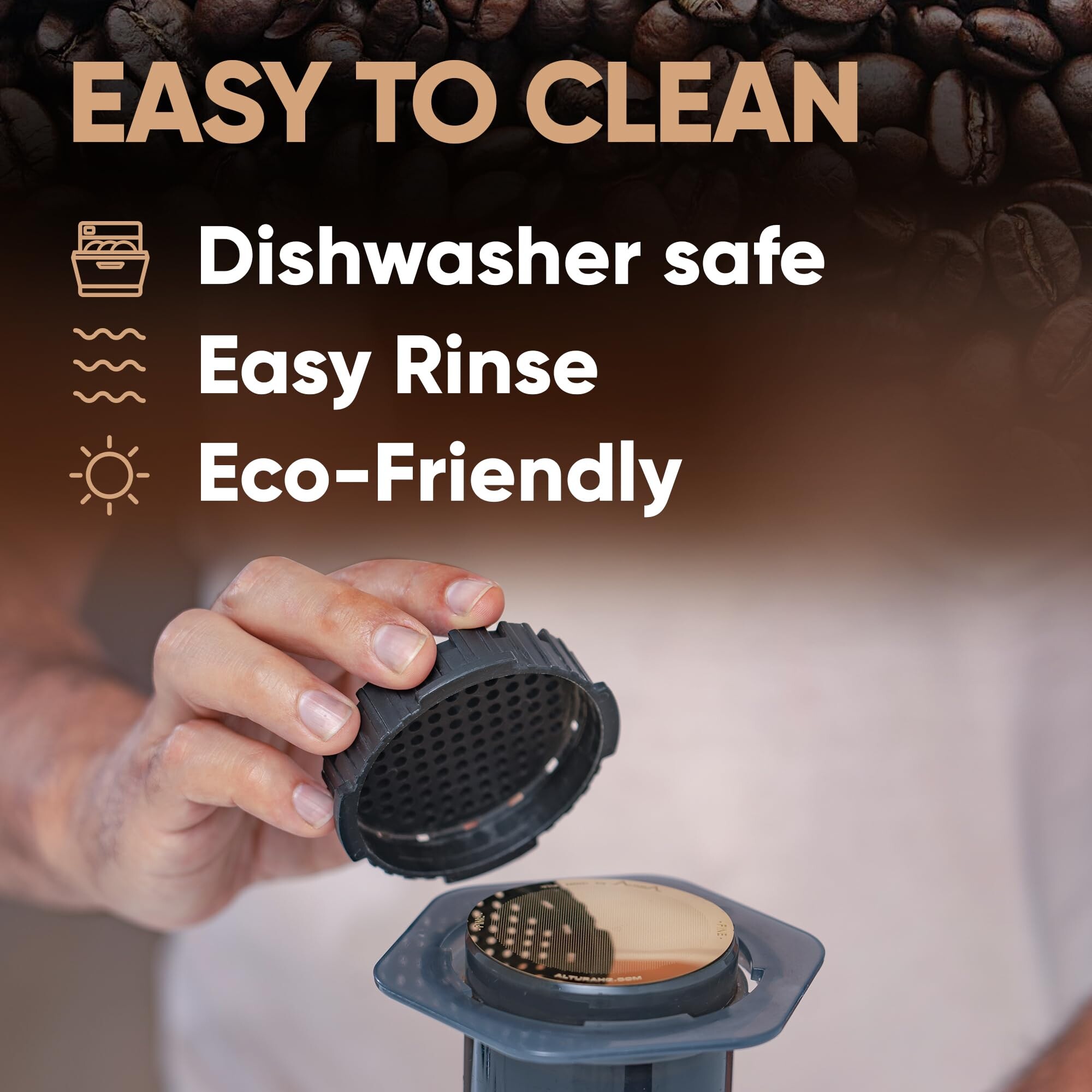 Le filtre DISC : FINE Premium pour cafeti res AeroPress par ALTURA ( dition limit e GOLD) on OnBuy