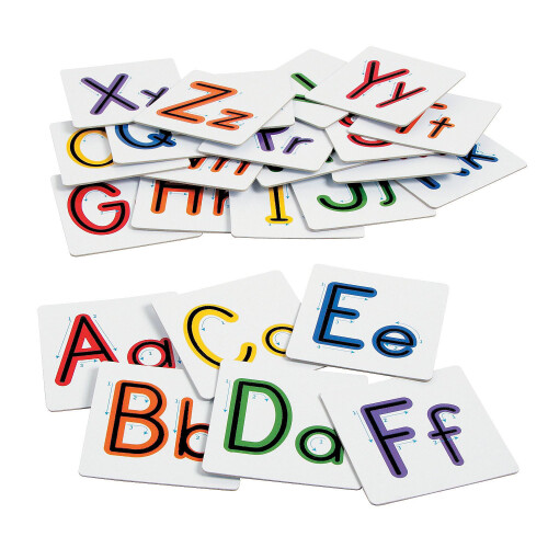 Fun Express Colorful Sensory Alphabet Letters - 26 Textured Cards for ...