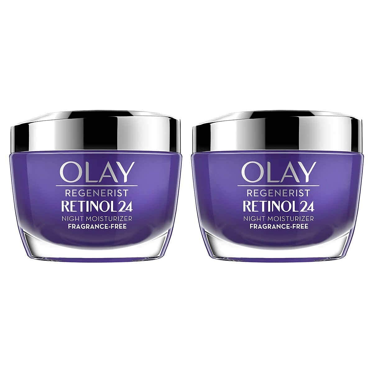 Cr me de nuit Olay Regenerist Retinol 24 heures, 2 x 1,7 once (poids ...