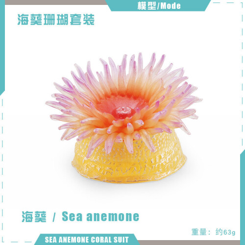(Small Yellow Anemone) Marine Authentic Pvc Life Models Featuring ...