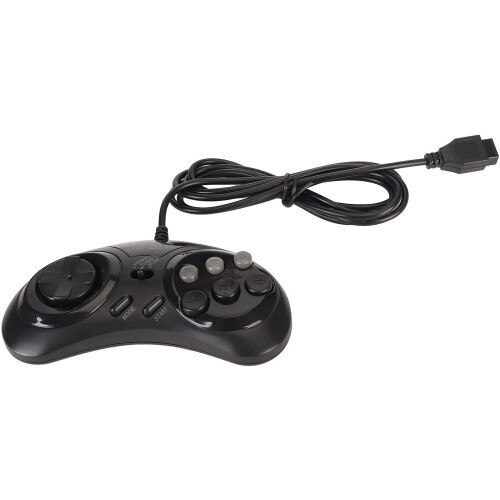 for Sega Controller, Classic Game Controller 9 Pins 16 Bits 6 Buttons ...