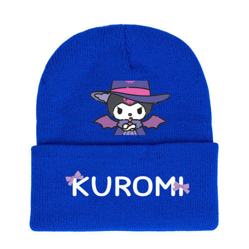 (StyleO) Hello Sanrio Kuromi Kitty Anime Knit Warm Hat For Collectors ...