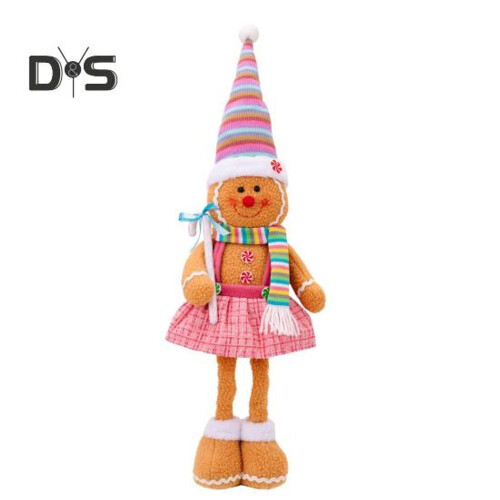 (as the picture, Women) Christmas Gingerbread Doll Ornaments Extendable ...