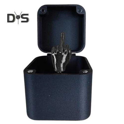 (black) Pop-Up Middle Finger Box Prank Middle Finger Surprise Gift Box ...