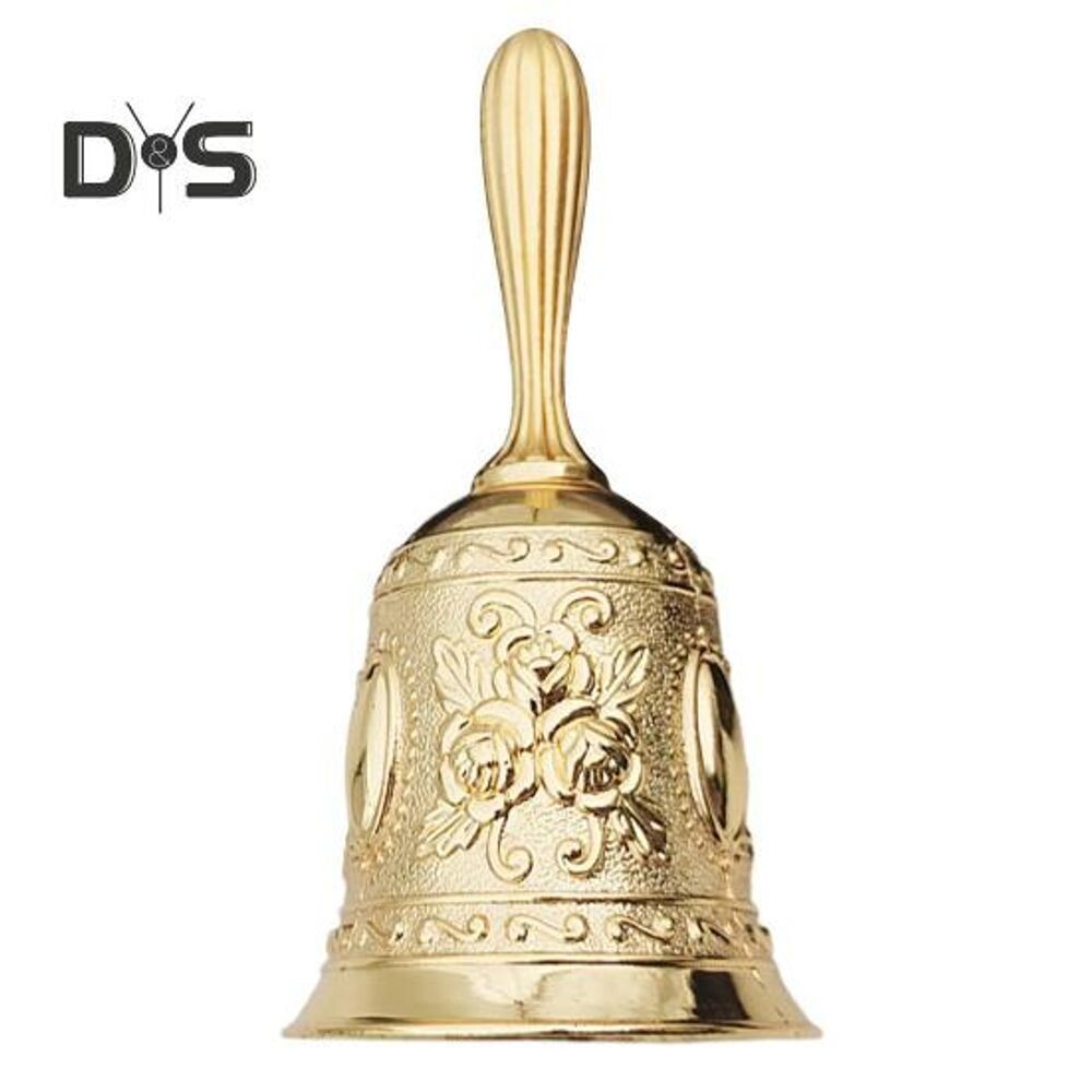 (as the picture, C) Vintage Solid Bass Hand Bell Super Loud Heavy Duty ...