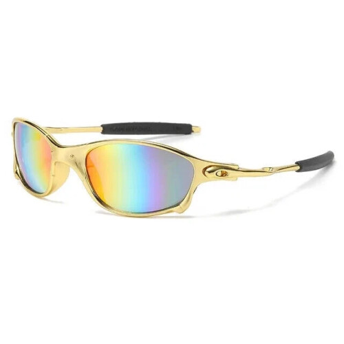 (Gold Colors) Newest Juliet 1238 X-Metal Cyclops Sunglasses Polarized ...