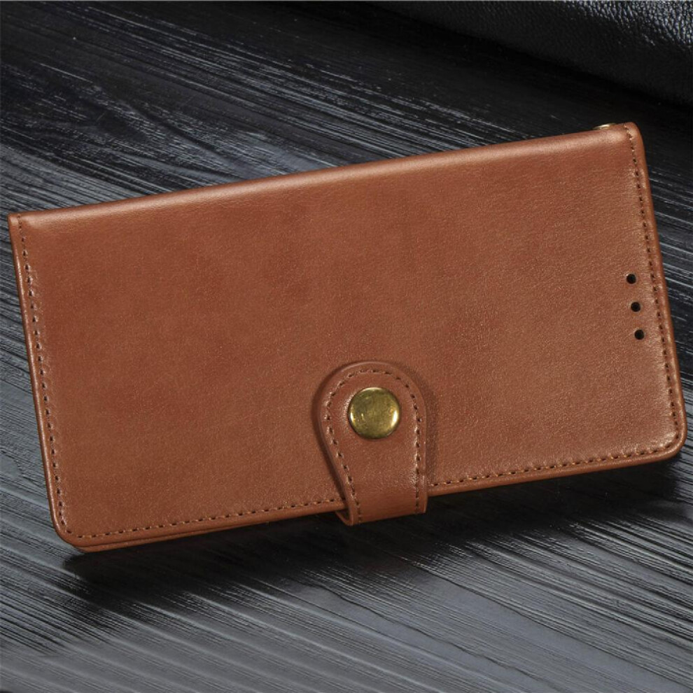 (Brown) Case For Samsung Galaxy A20E Exquisite Business Fashion Design ...