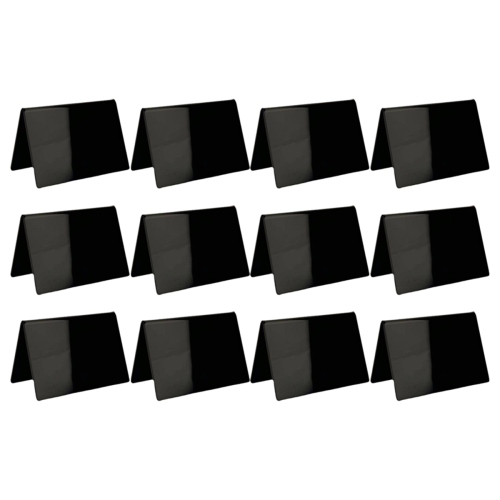Mini placas de acrílico para comida, rótulos pequenos para festas e ...