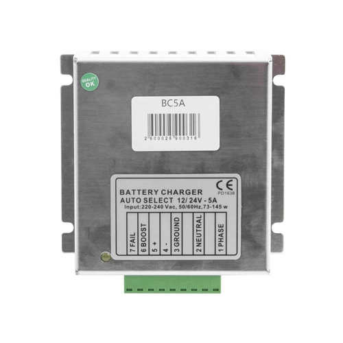 BC5A 12V/24V Generator Auto Intelligent Battery Charger Module Float ...