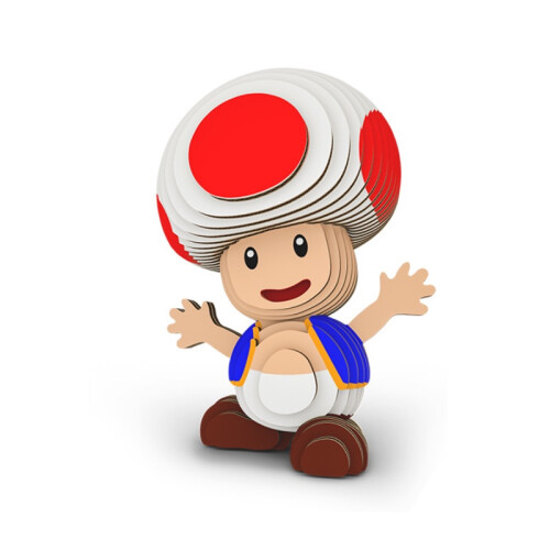 (Toad)Super Mario Modelo 3d Puzzle Hágalo Usted Mismocotón Juego ...