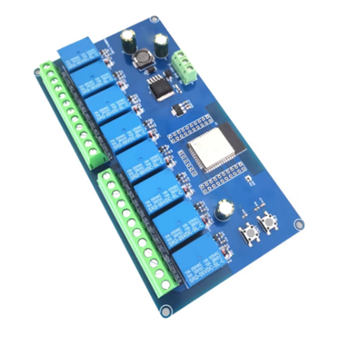 DC 5-30V Power Supply ESP32 WIFI Bluetooth Moduel BLE Eight-Way Relay ESP32-WROOM Secondary ...