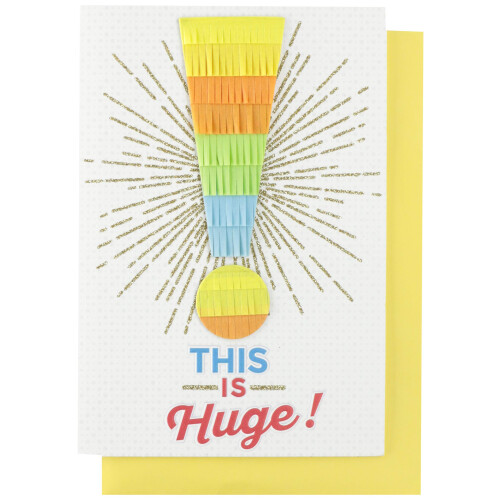 Hallmark Congratulations Card or Graduation Card (This is Huge) on OnBuy