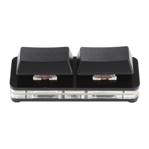2 Key Custom Shortcut Keyboard USB Hot Swappable Mechanical Shaft Wired ...