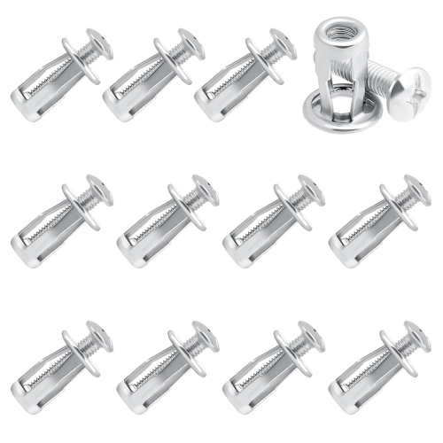 Lot de 12 vis d'ancrage pour porte creuse, fixation de cavité ...