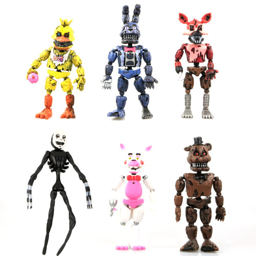 5 pezzi/set Five Nights At Freddy's Game Action Figure Fnaf Funtime ...