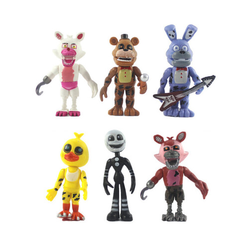 (Sestry) Balenie 6 kusov Fnaf Five Nights At Freddy's Action Figs ...