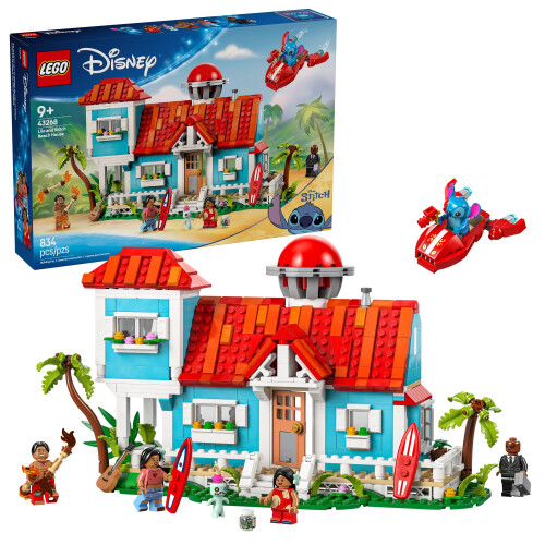LEGO Disney Lilo y Stitch Beach House Toy - Building Playset para nios ...