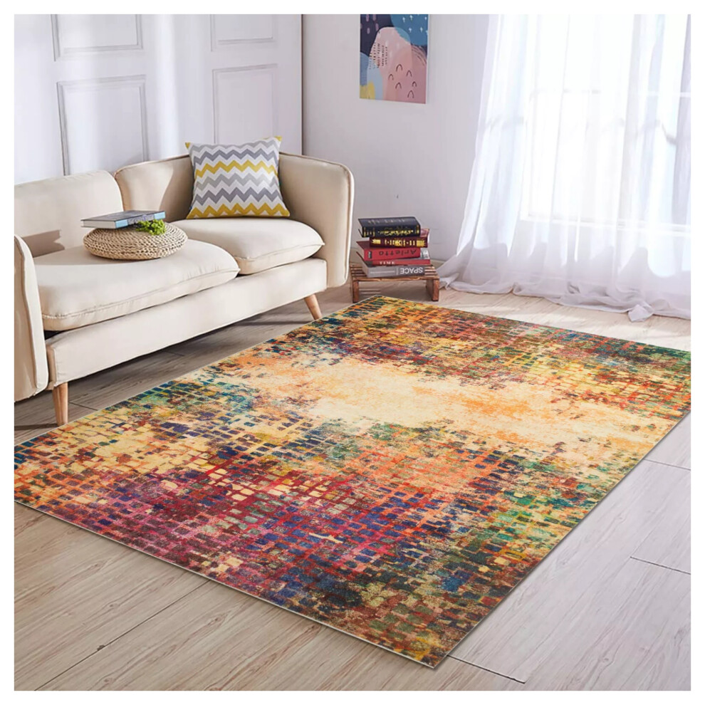 (160 cm x 230 cm (5.2ft x 7.5ft)- Large Area Rug/Carpet., VIBRANT ...