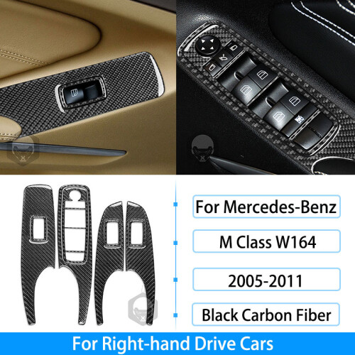 (34)Per Mercedes-Benz W164 2005-2011 Classe M in vera fibra di carbonio ...