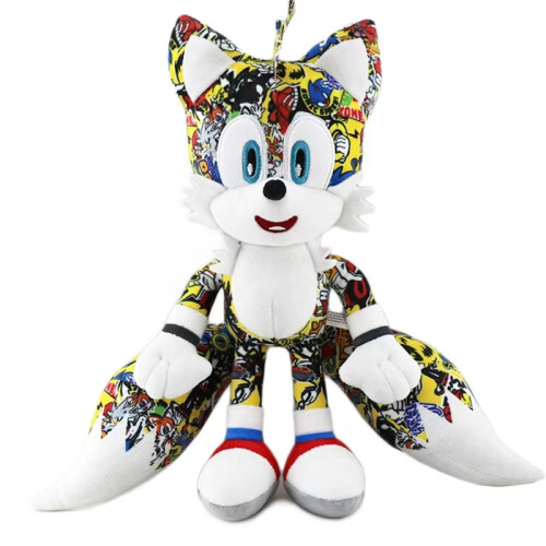 (19) New (30cm) Super Sonic Hedgehog Plush Toy Hedgehog Doll Tal ...