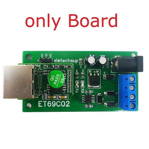 ET69C02 Ethernet Network IP RJ45 to RS485 Bus Converter compatible with ...