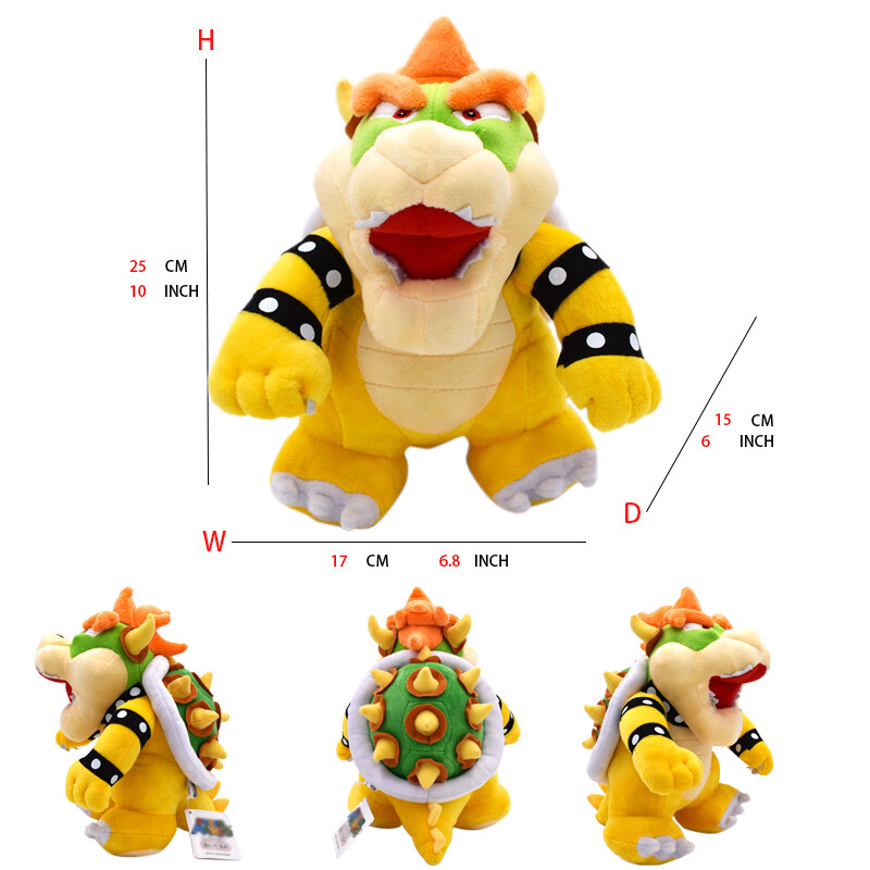 (Bowser Koopa)Pehmolelut Princess Peach Bowser Koopa JR Ludwig Roy ...