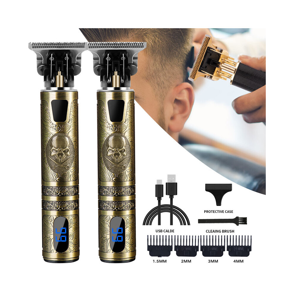 (Argent sans boîte) 2022 Nouvelle tondeuse à cheveux électrique T9 Tondeuse à cheveux pour ...