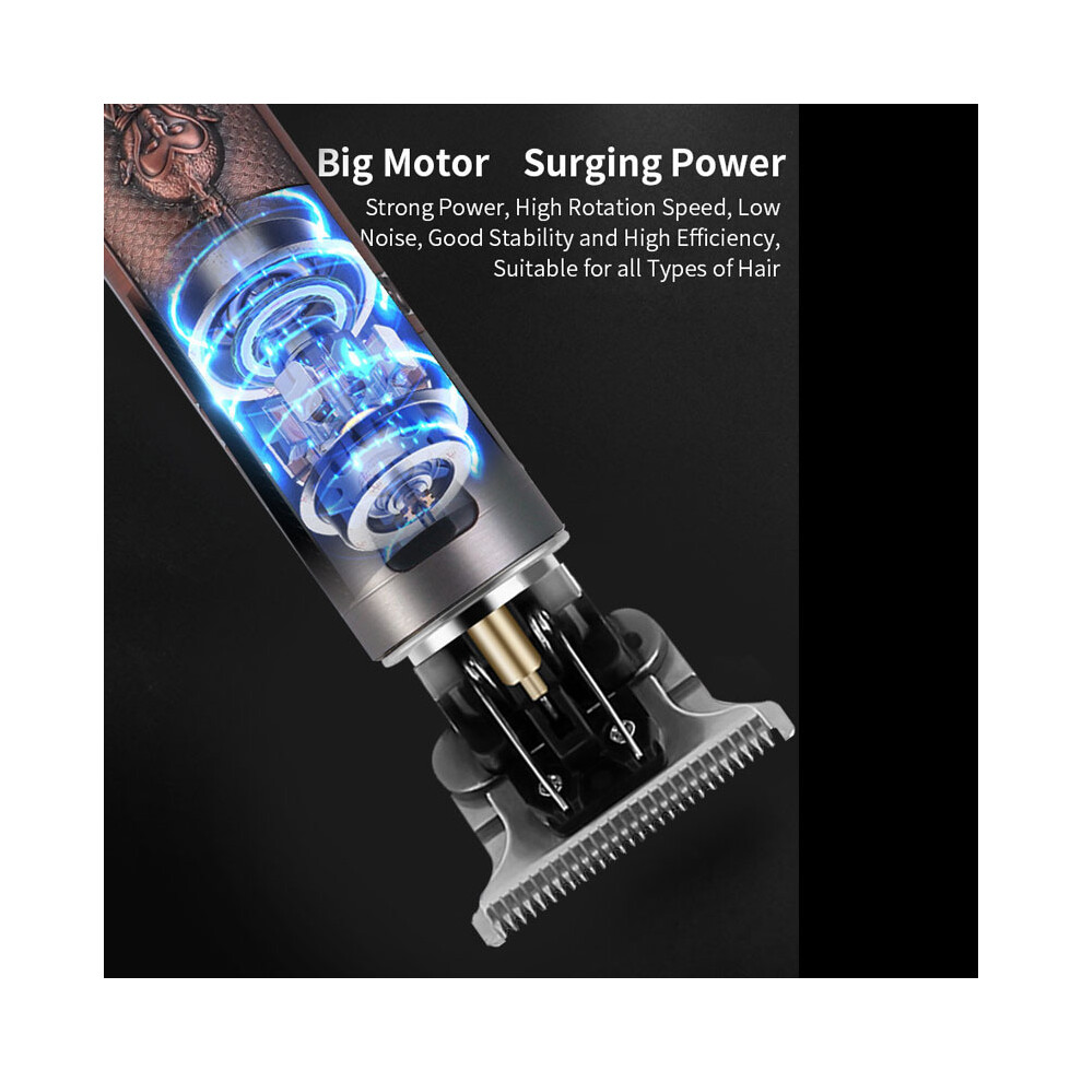 (Noir sans boîte) 2022 Nouvelle tondeuse à cheveux électrique T9 Tondeuse à cheveux pour hommes ...