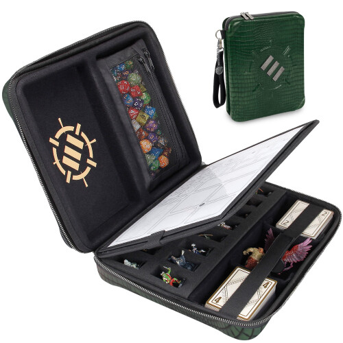 ENHANCE Collector's Edition RPG Organizer Case - DnD Binder with Built ...