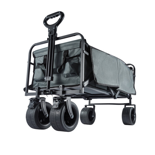 Heavy-Duty Cart Folding Festival Trolley Loadable Wagon Beach Garden on ...