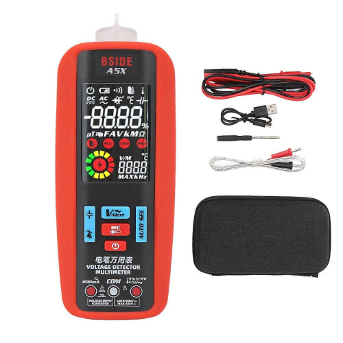 (As show, One size) Digital Multimeter Color Screen Rechargeable Smart ...