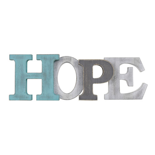 Veclotch Rustic Wood Hope Sign Decorative Cutout Word Sign Wall Decor ...