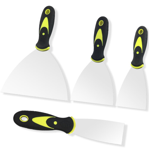 Wallpaper Scrapers Set, Stainless Steel Wall Scraper Paint Scraper with ...
