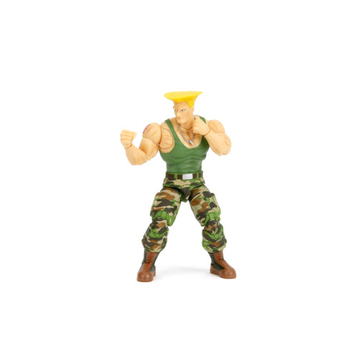 Jada Toys Street Fighter II Guile akcn fig rka 1:12, v ka 6"""", vymeniteln hlavy, ruky a pr slu ...