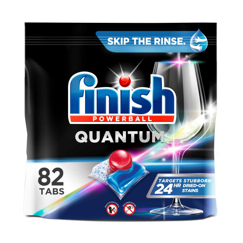 FINISH Quantum Powerball, Capsule Lavastoviglie, Detergente Liquido ...